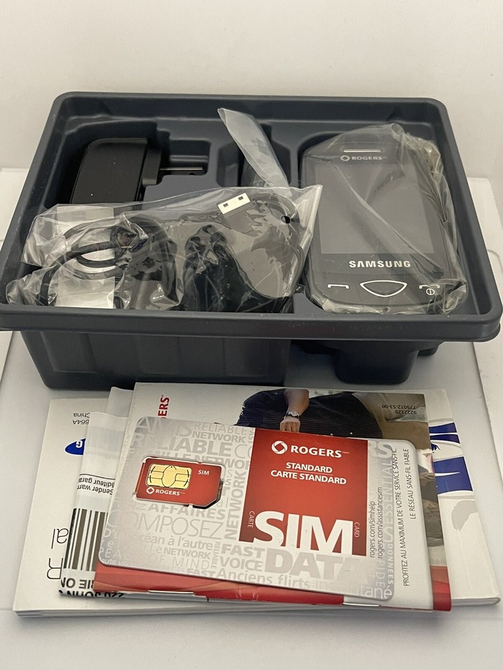 Rogers Sim Samsung Corby Plus Slider GT-B3410R - Black *OPEN BOX | eBay