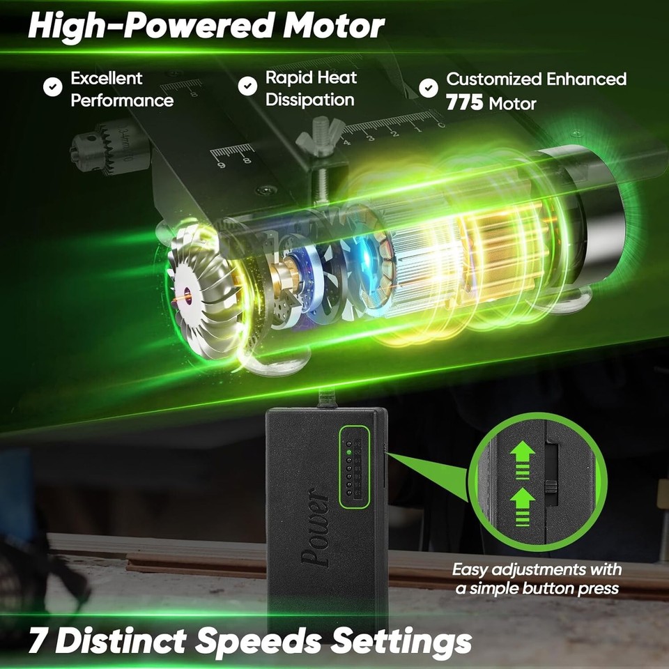 SakerPlus 2025 Mini Table Saw - Adjustable Speed and Angle for Precise ...