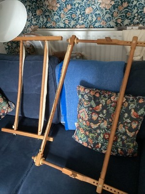 2 X Large Adjustable Tapestry And Embroidery Stretcher Frame. 30 X 26 ...