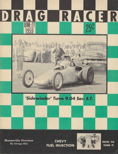 1959 Drag Racer Magazine. First issue. Vol1#1. Very rare! Drag racing ...
