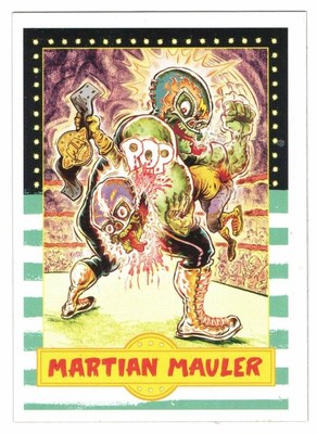 Mars Attacks Occupation. Superstars Martian Mauler Insert Card #6 ...
