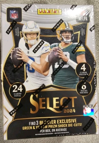 2024 SELECT FOOTBALL BLASTER BOX FACTORY SEALED IN HAND JAYDEN DANIELS ...