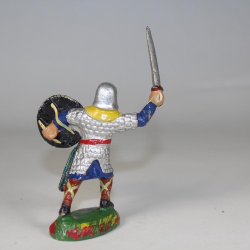 DURSO Medeival Warriors Norman Knight Sword Over Head 70mm Lineol ...