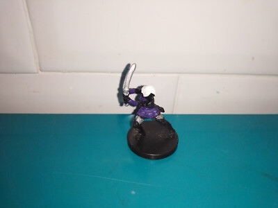 WOTC Donjons et Dragons D&D figurine 2008 wizards 11/60 drow adventurer ...