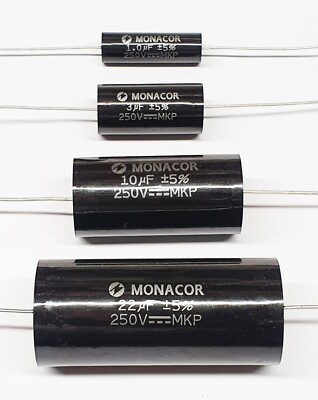 MONACOR Polypropylene Film 1uf-47uf 250V High End Audio Capacitor MKPA ...