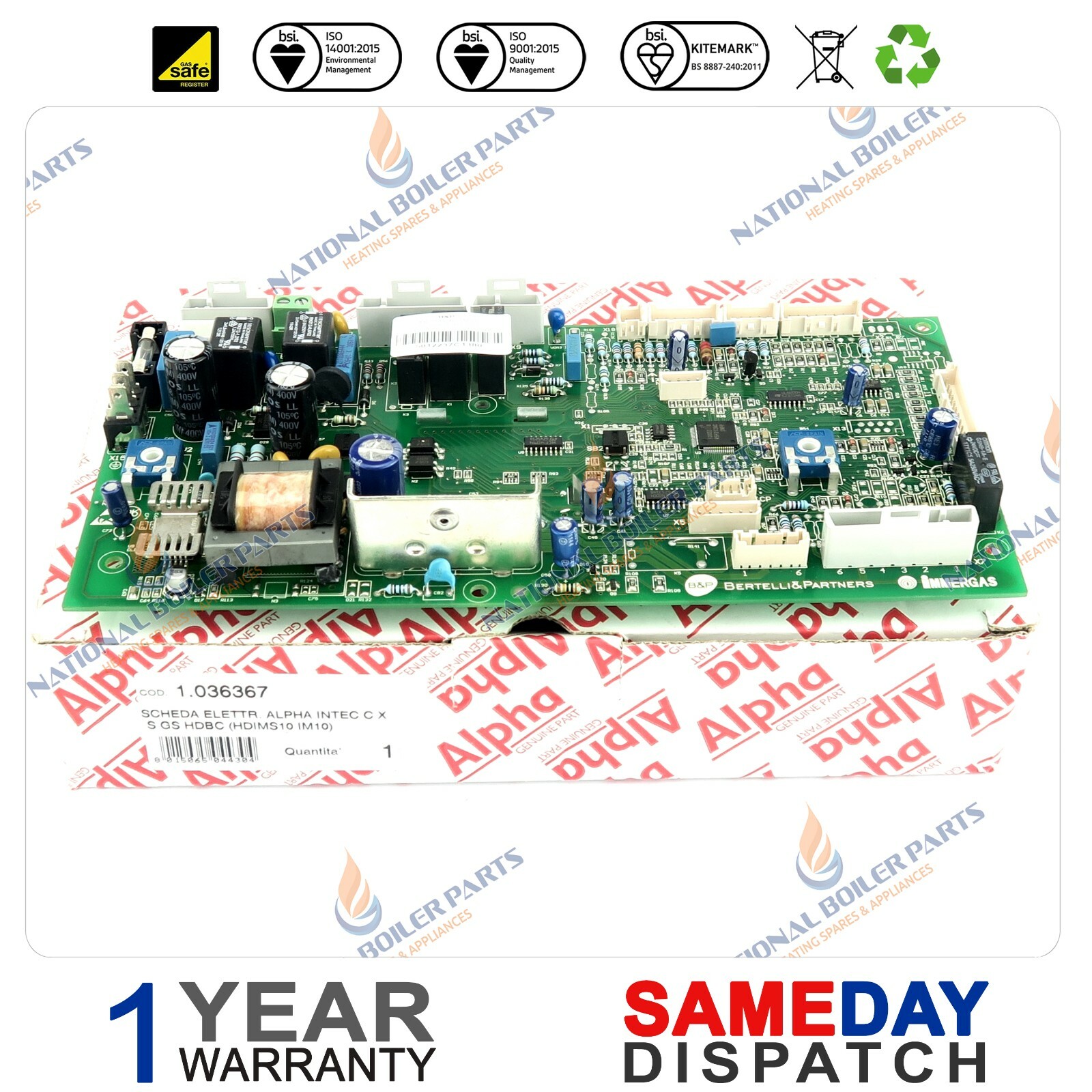 ALPHA INTEC RANGE S12 18 28 X24 28 C26 30 34 GS 30 40 PCB 1.030267 WAS ...
