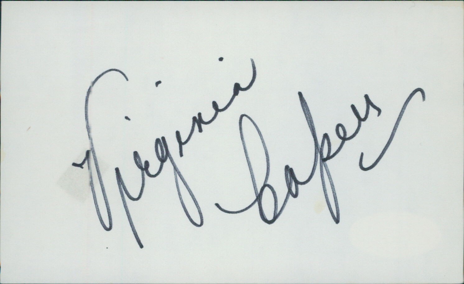 Virginia Capers Actress Signed 3x5 Index Card JSA Authenticated | eBay
