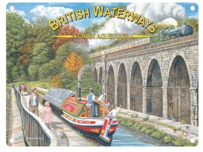 20cm metal sign, British waterways ,hanging sign | eBay UK