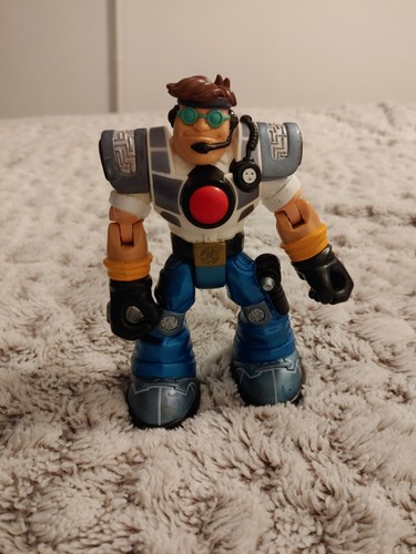 2002 Fisher Price Rescue Heroes Heros Action Figure Mattel Brown Hair ...