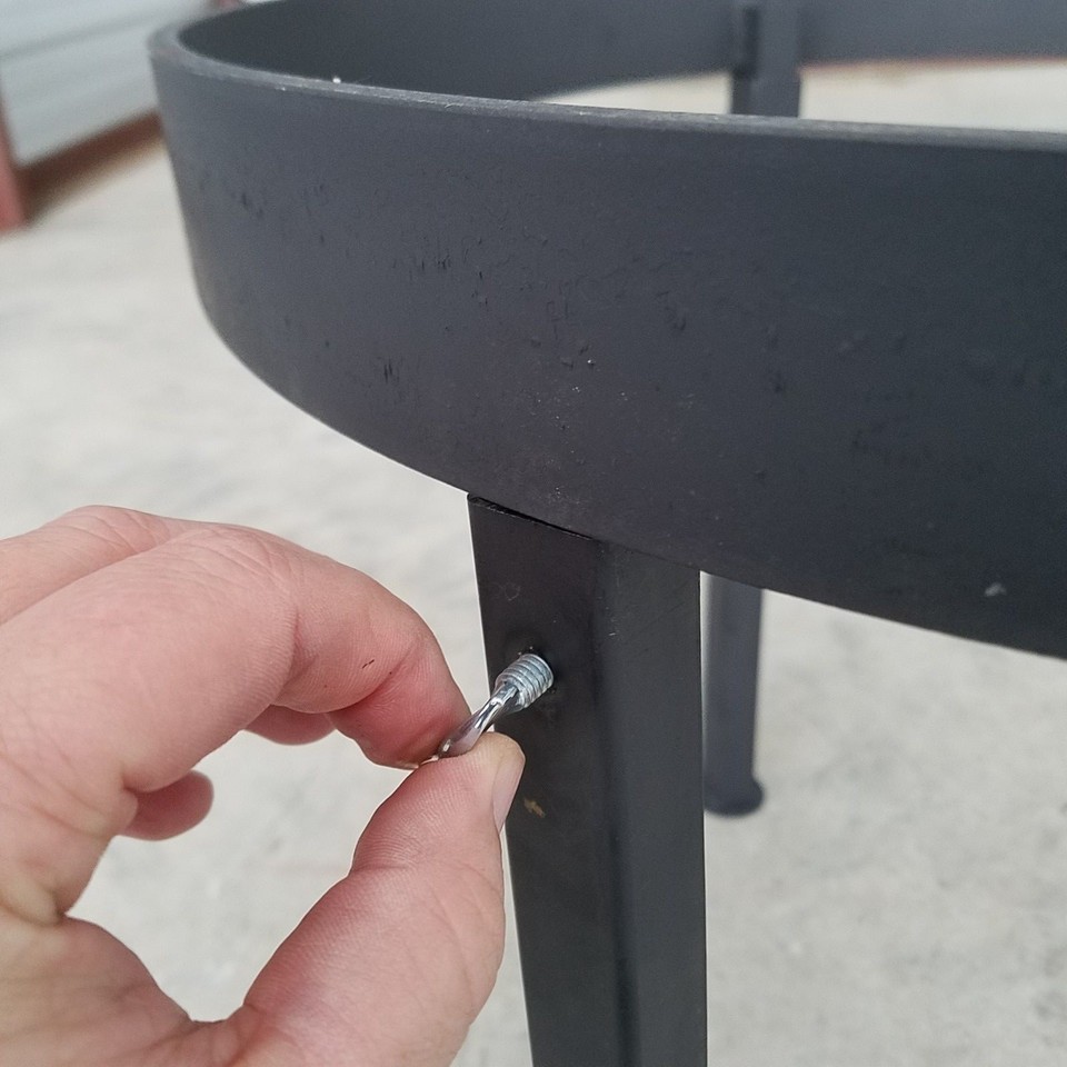 24" Cooking Discada with Open Fire Cooking Stand with removable legs | eBay