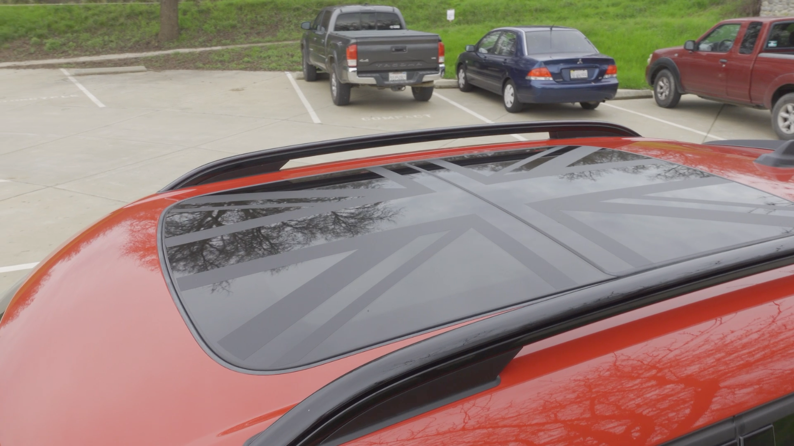 Union Jack Flag Moonroof Panoramic Vinyl Decal for Mini Cooper ...