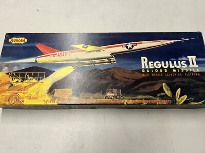 Rare Vintage Aurora Regulus 2 Guided Missile 1958 Sealed Model Kit | eBay