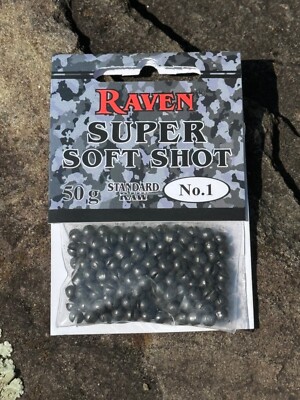 Raven Super Soft Lead Split Shot, Natural Raw,Size #1, 50 Gram Pack | eBay