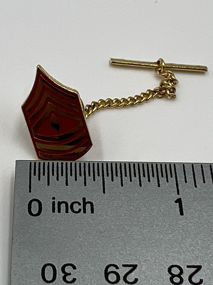 New In Box 3/8" USMC Marine Corps First Sergeant E8 Tie Tack | eBay