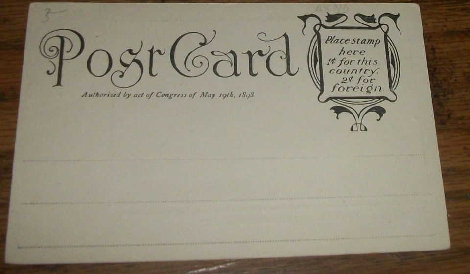 1906 POSTCARD "WAITING FOR THE PICNIC PARTY" CANOE SPRINGVALE MAINE Q8 ...