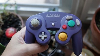 OEM Nintendo Gamecube Controller Indigo Purple Genuine { MINT } | eBay