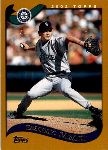 2002 Mint ** Topps Kazuhiro Sasaki Seattle Mariners #587 | eBay