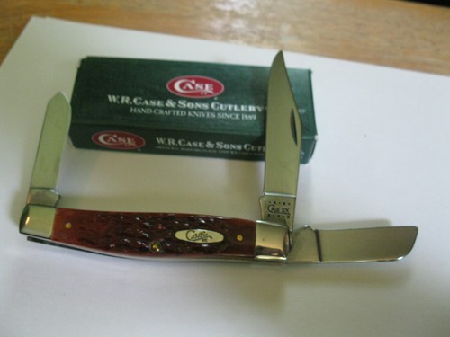 2000 CASE XX LARGE STOCKMAN Knife 6375 CV CHROME VANADIUM Blades & Jig ...