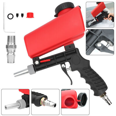 Portable Handheld Sand Blaster 1/4in Air Inlet 90Psi Gravity ...