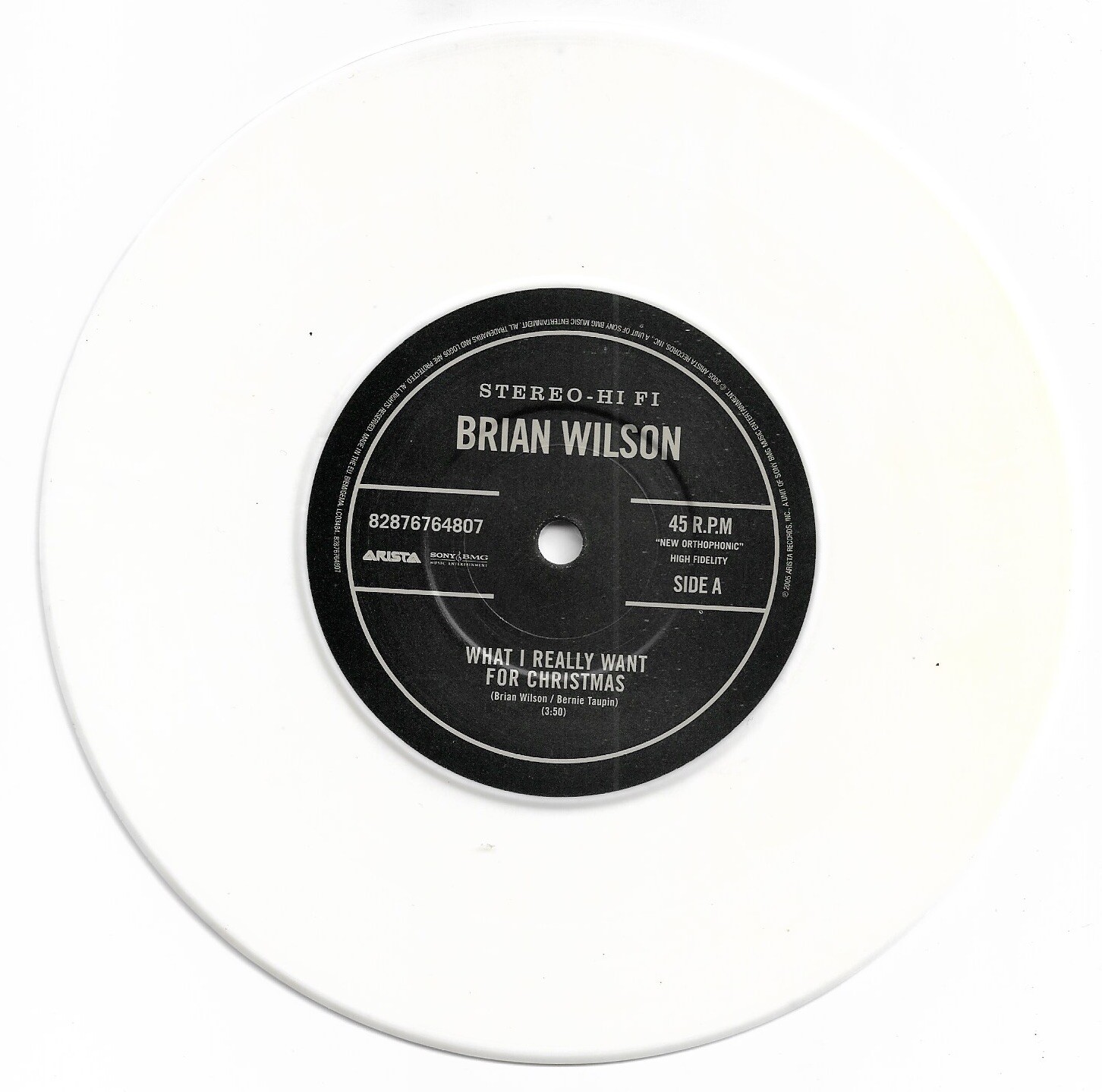 Brian Wilson (Beach Boys) - What I Really Want For Christmas - UK white ...