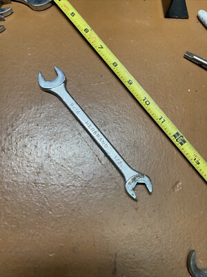 Herbrand Tools 9/16 In X 1/2 In SAE Open End Wrench US Military Spec ...