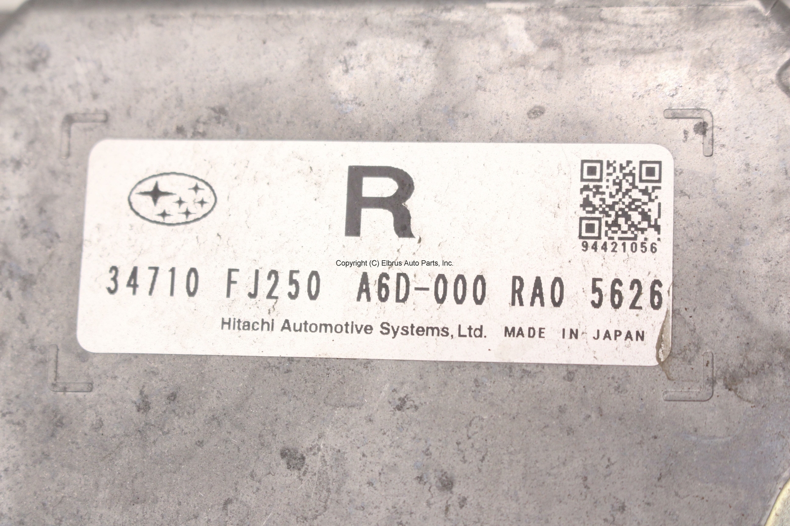 SUBARU IMPREZA 2014 2015 2016 STEERING CONTROLLER MODULE UNIT 2.0L ...