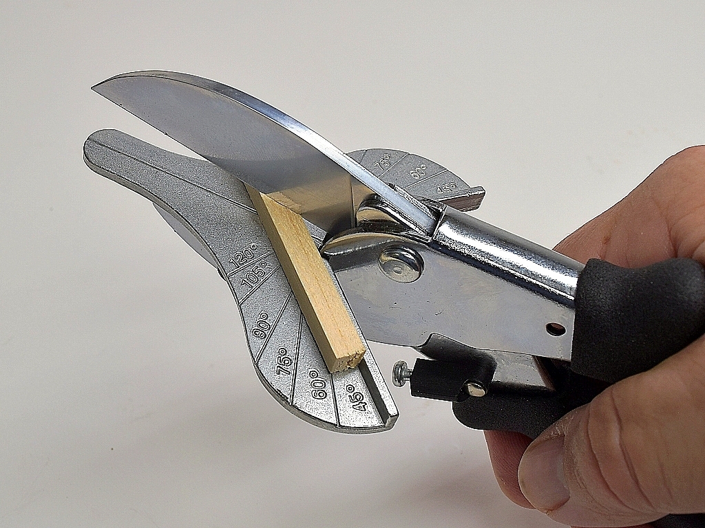 Miter Cutter for Stripwood, Cork Roadbed, Vinyl Tubing,Auto Trim ...