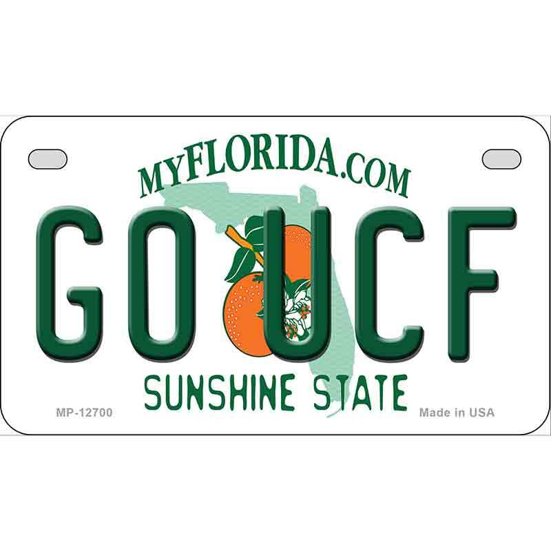 Go UCF Novelty Metal Motorcycle Plate MP-12700 | eBay