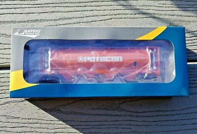 RAPIDO 1/87 HO POTACAN 3800 CU. FT CYLINDRICAL COVERED HOPPER RD ...