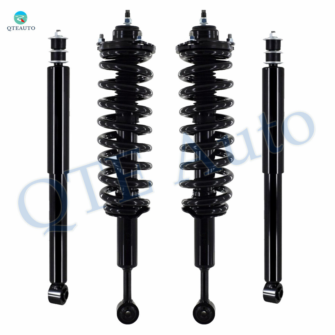 Front Quick Complete Strut-Coil Spring-Rear Shock To 2010-2014 Toyota ...