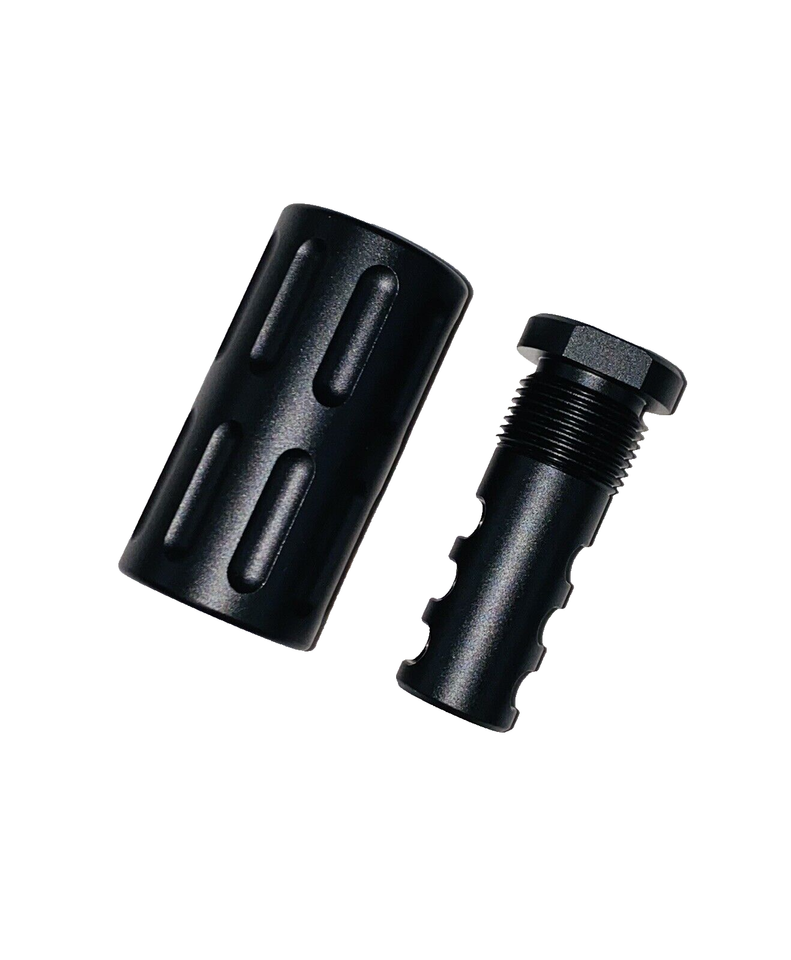 Muzzle Brake 5/8X24 TPI For .308 300 7.62 With 13/16X16 Sound Redirect ...