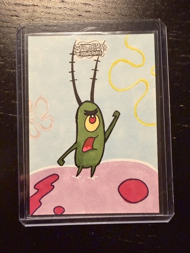 2025 Topps Chrome SpongeBob SquarePants 25th Anniversary Sketch Card ...