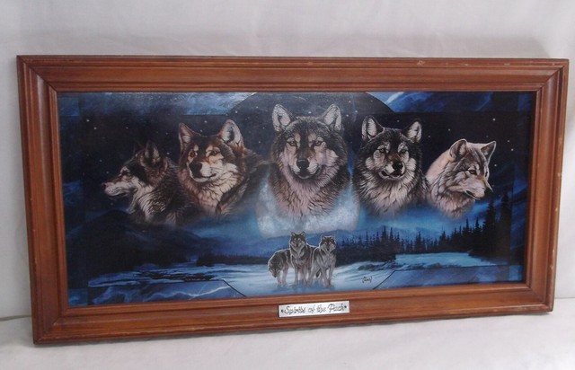 "Spirits of the Pack" Wolves by Al Agnew #A2381 The Bradford Exchange 2004 | eBay