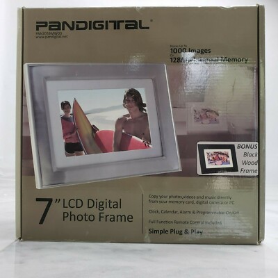 PANDIGITAL 7" LCD Digital Photo Frame with Remote Control New | eBay
