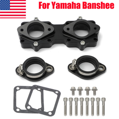 Billet Carburetors Intake Manifold Manifolds Set For Yamaha Banshee 350 ...