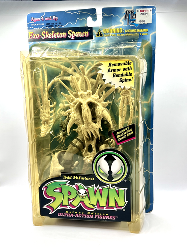 Todd McFarlane's Exo-Skeleton Spawn Deluxe Ultra Action Figure 1996 NIB ...