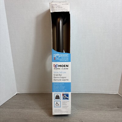 MOEN Home Care DESIGNER 16" Old World Bronze GRAB BAR w/Curl Grip NEW ...