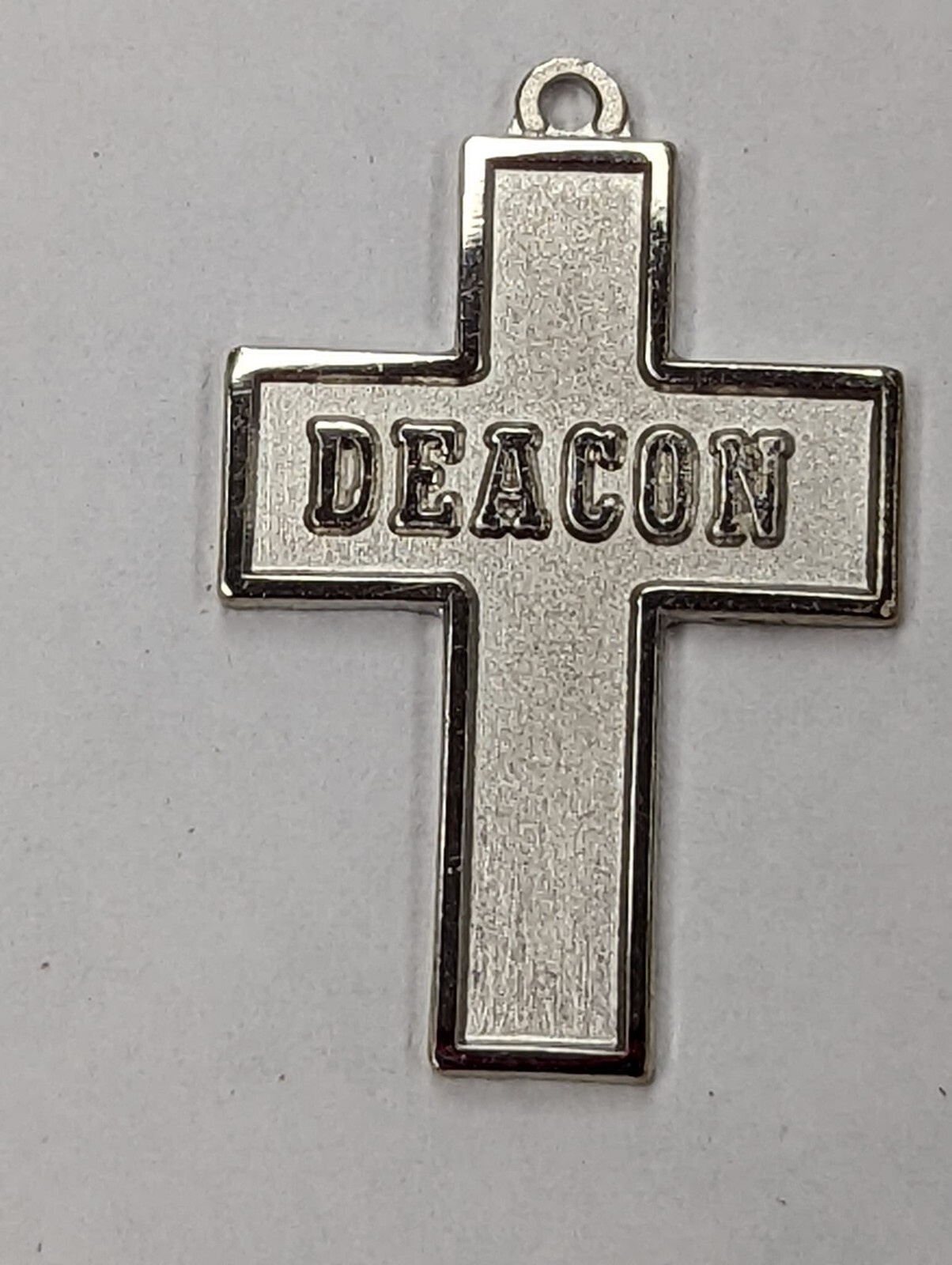 Deacon 1 Inch x 3/4 Inch Silver Cross Necklace Pendant | eBay