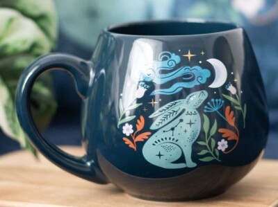 Midnight Hare mystic mug, boxed. Moon gazing hare mystical mug | eBay