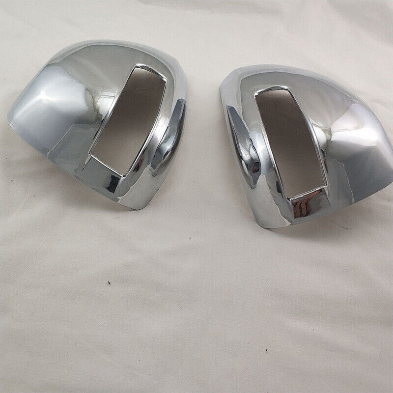 Chrome Door Side Rear View Mirror Cover Trim 2PCS For Toyota Fortuner ...
