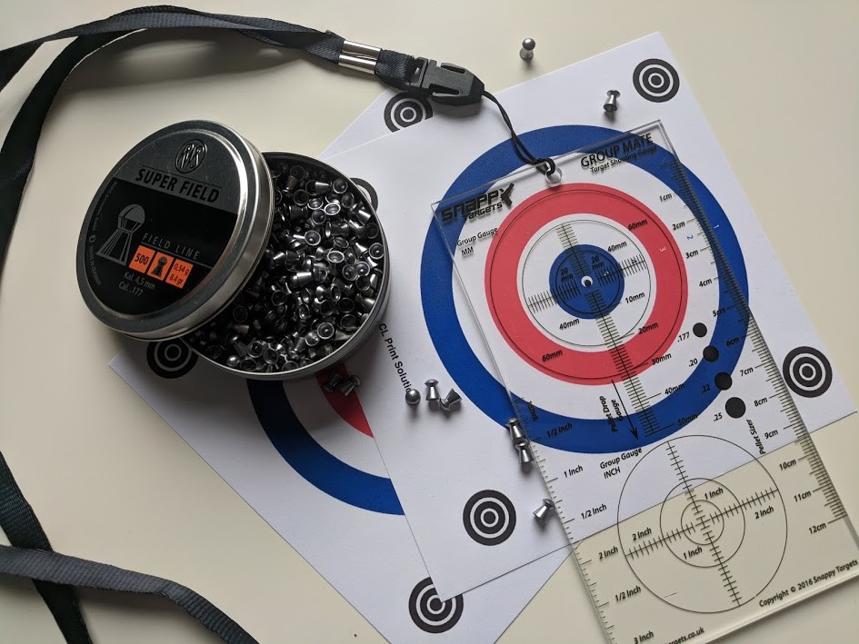 Snappy Targets - Target Shooting Gauge - Air Gun, Air Rifle, Pellet ...