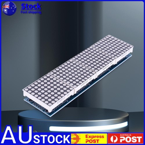 4 IN 1 Display Single-Chip Control LED Modules MAX7219 Dot Matrix DIY ...