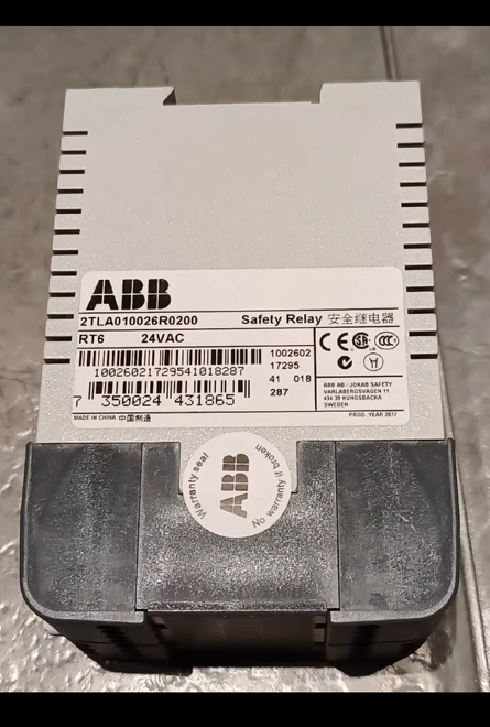 NEW ABB Safety relay 2TLA010026R0200, RT6 24VAC free shipping | eBay