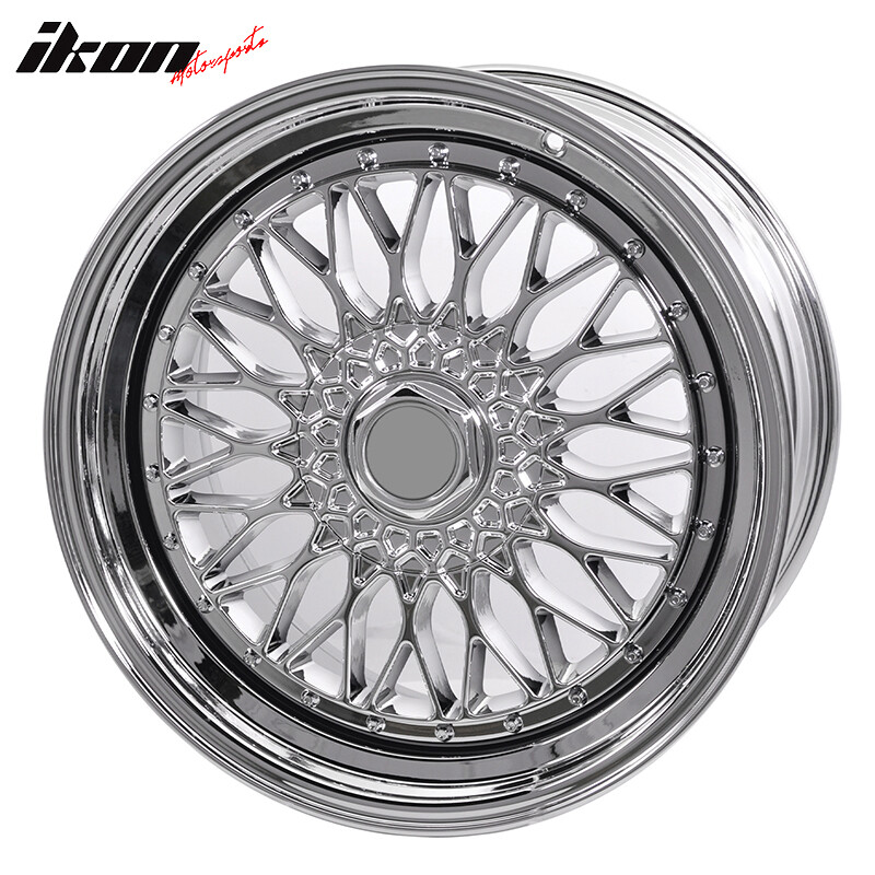 (2) 19X9.5 +40 5X114.3 / 5X120 Step Lip Deep Dish Mesh Wheels Rims ...