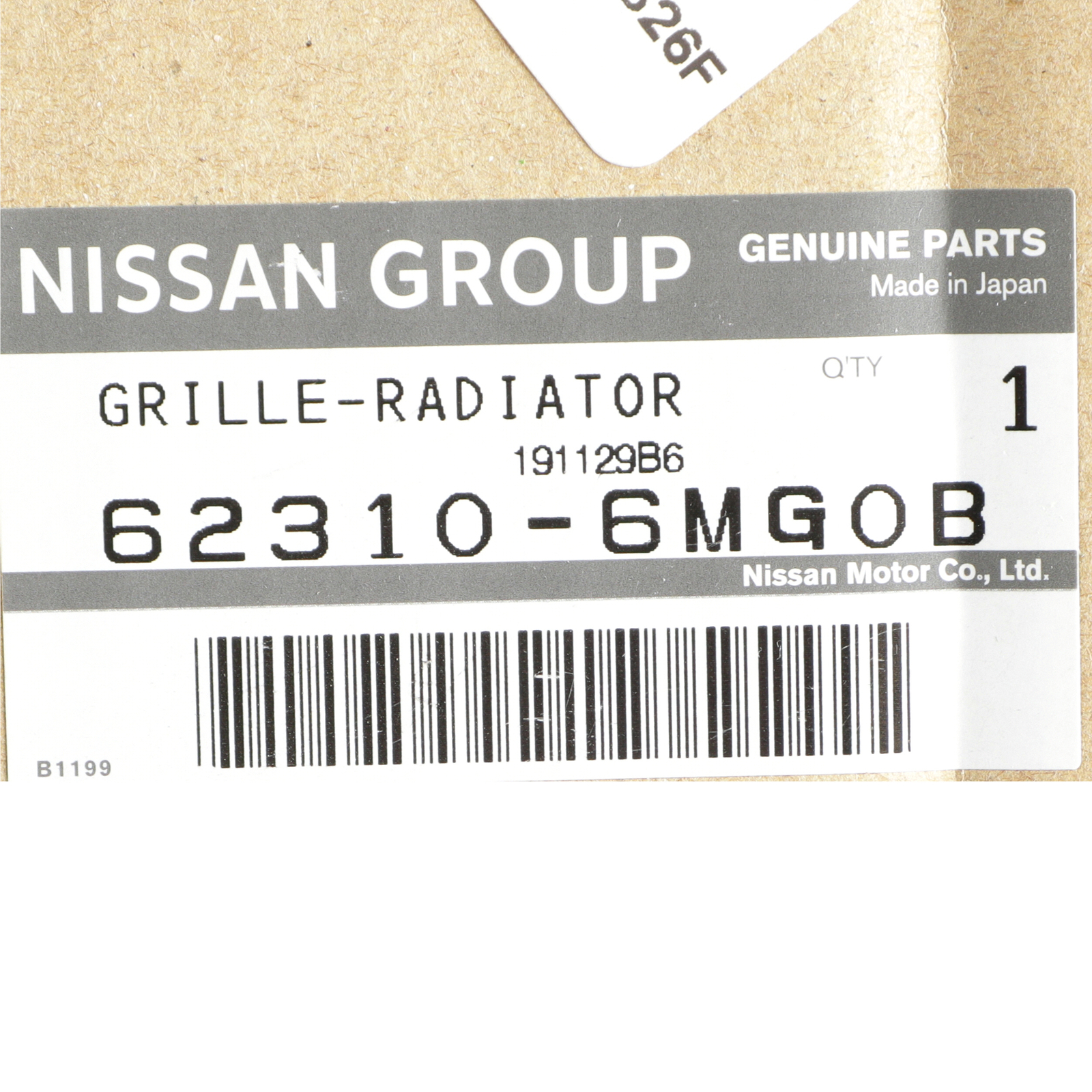 OEM NEW 2019 Nissan Rogue Sport SL SV Front Grille Radiator Assembly ...