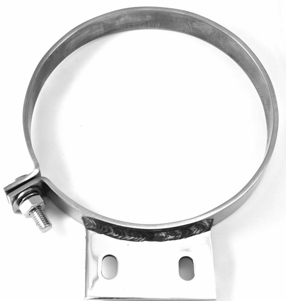 exhaust stack mount bracket 7" stainless steel for 379 359 Peterbilt ...