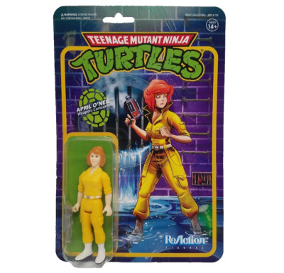 Super 7 Reaction Figure APRIL O'NEIL Wave 2 Teenage Mutant Ninja ...