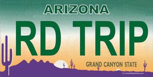 Arizona RD TRIP Photo License Plate - LPO1679 783935012675| eBay