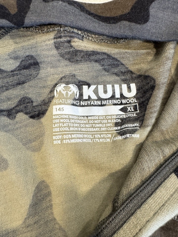 Kuiu Merino Wool 145Zip T-Shirt LS | eBay