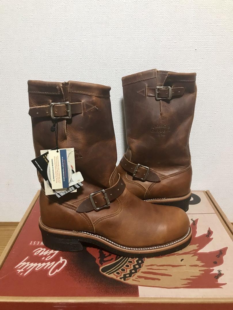 Chippewa Original Steel Toe Engineer Boots Size 9.5E 27.5cm 1901M05 Men ...